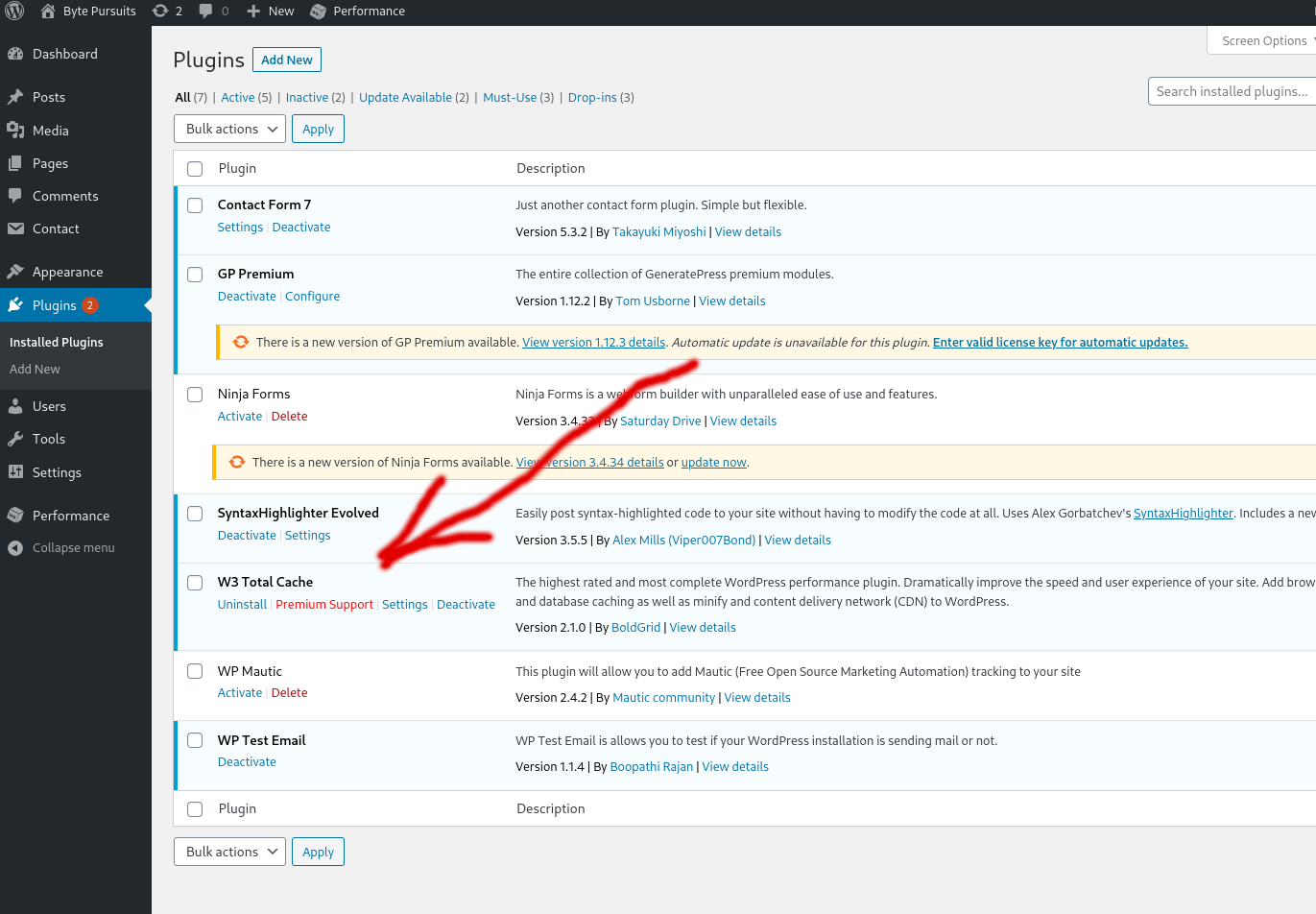 Using w3tc (W3 Total Cache) cache with wordpress bedrock - Byte Pursuits